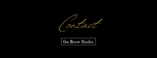 Contact – The Brow Studio